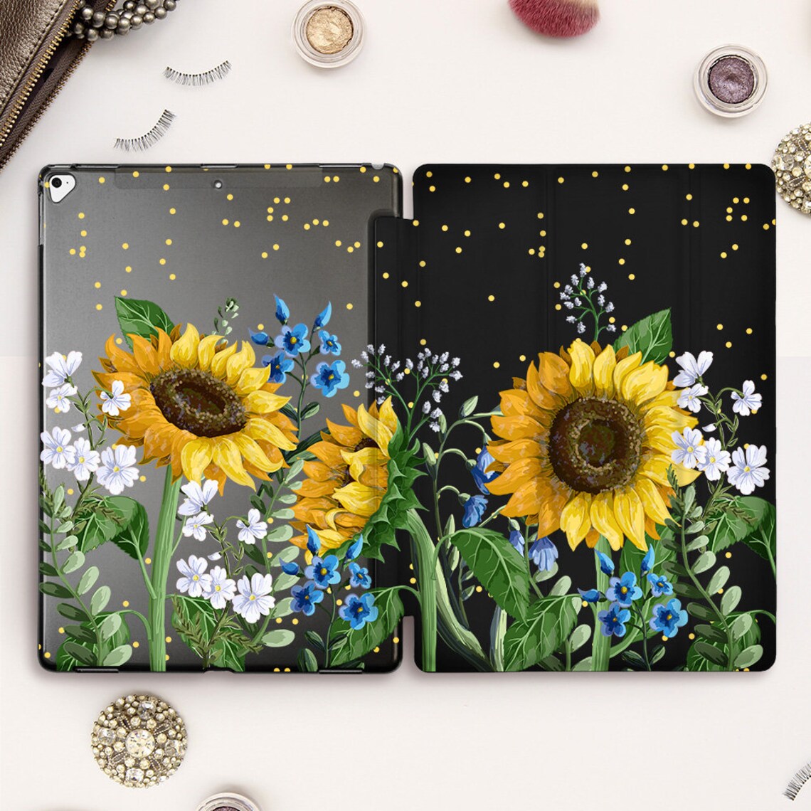 Sunflowers iPad case Girl iPad Pro 11 12.9 10.5 Cute iPad 9.7 | Etsy
