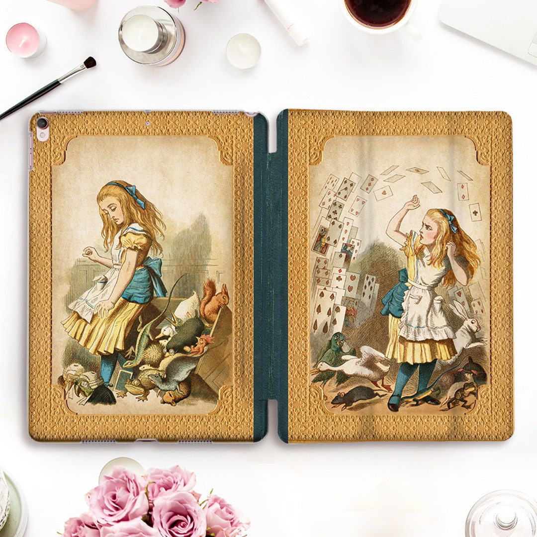 Vintage iPad Case Book Style iPad Pro 11 12.9 10.5 Retro iPad 9.7 10.2 ...