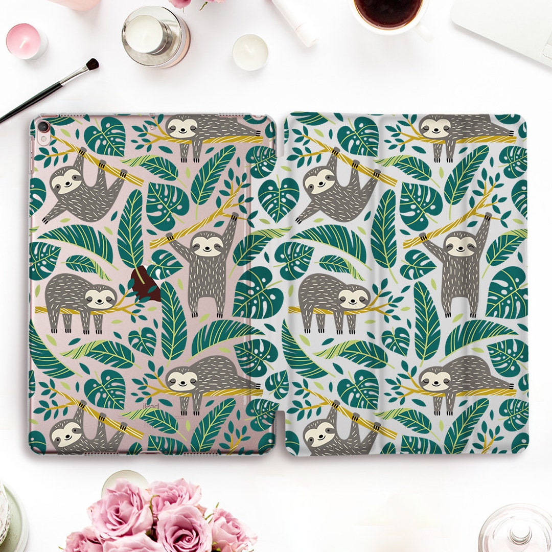 Sloth iPad Case Cute iPad Pro 11 12.9 10.5 Kawaii iPad 9.7 10.2 Air 3 ...