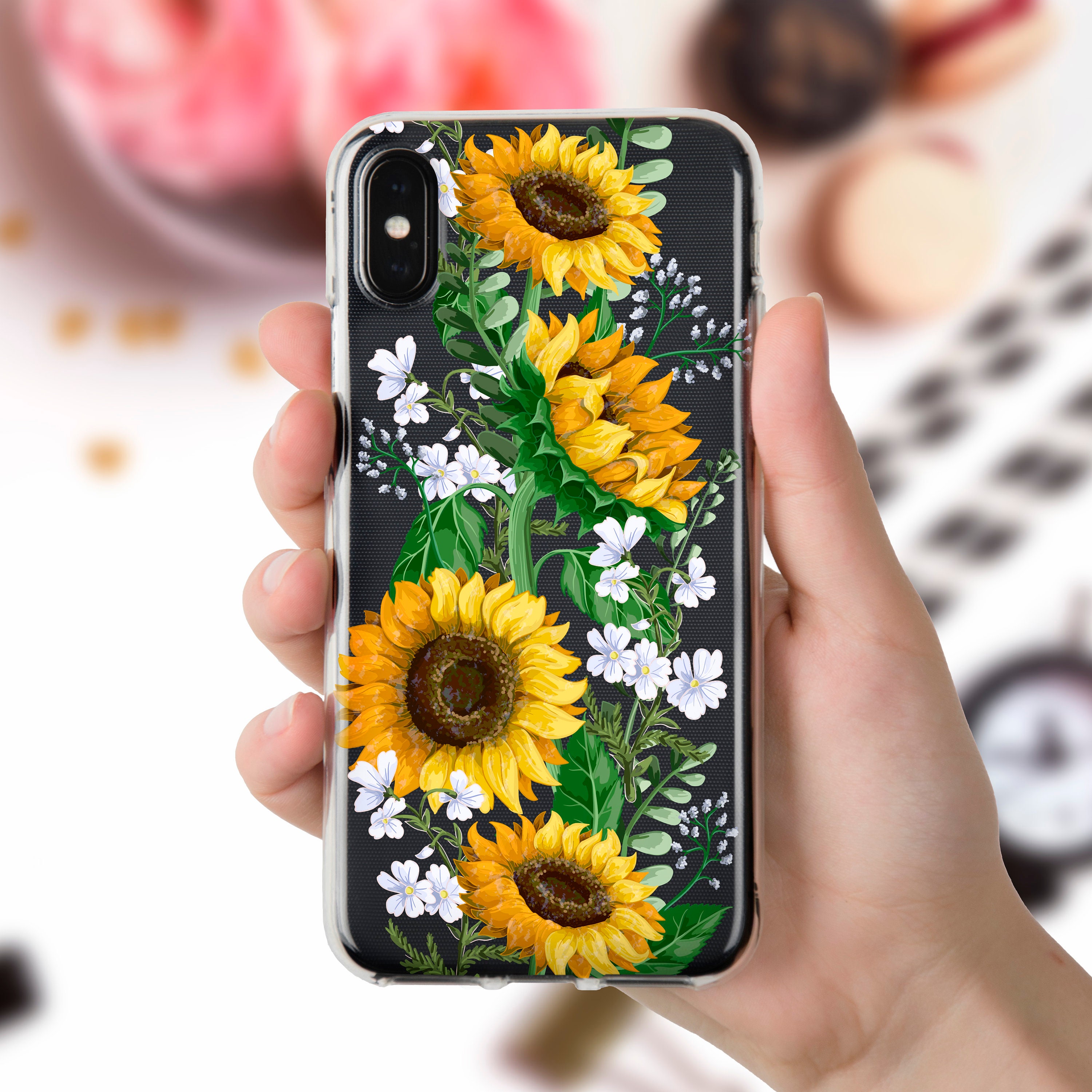 Sunflower Iphone Case for Iphone 11 Pro Max XR X XS Cute | Etsy