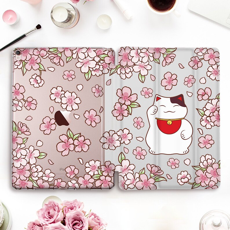 Cat Ipad Case Japanese Ipad Pro 11 12.9 10.5 Cute Ipad 9.7 | Etsy