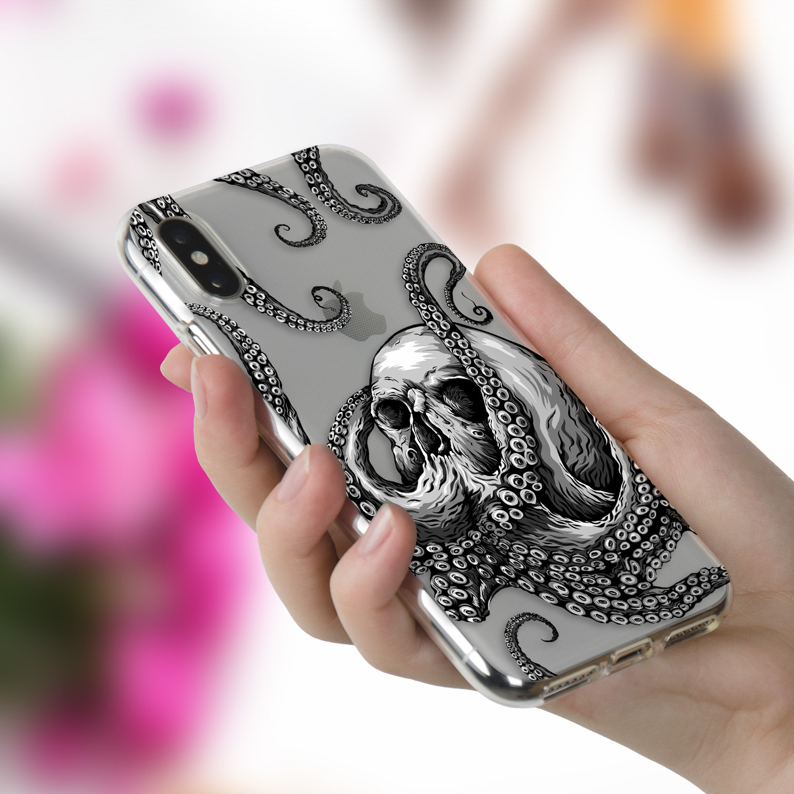 Skull Iphone Case for Iphone 11 Pro Max XR X XS Octopus Iphone | Etsy