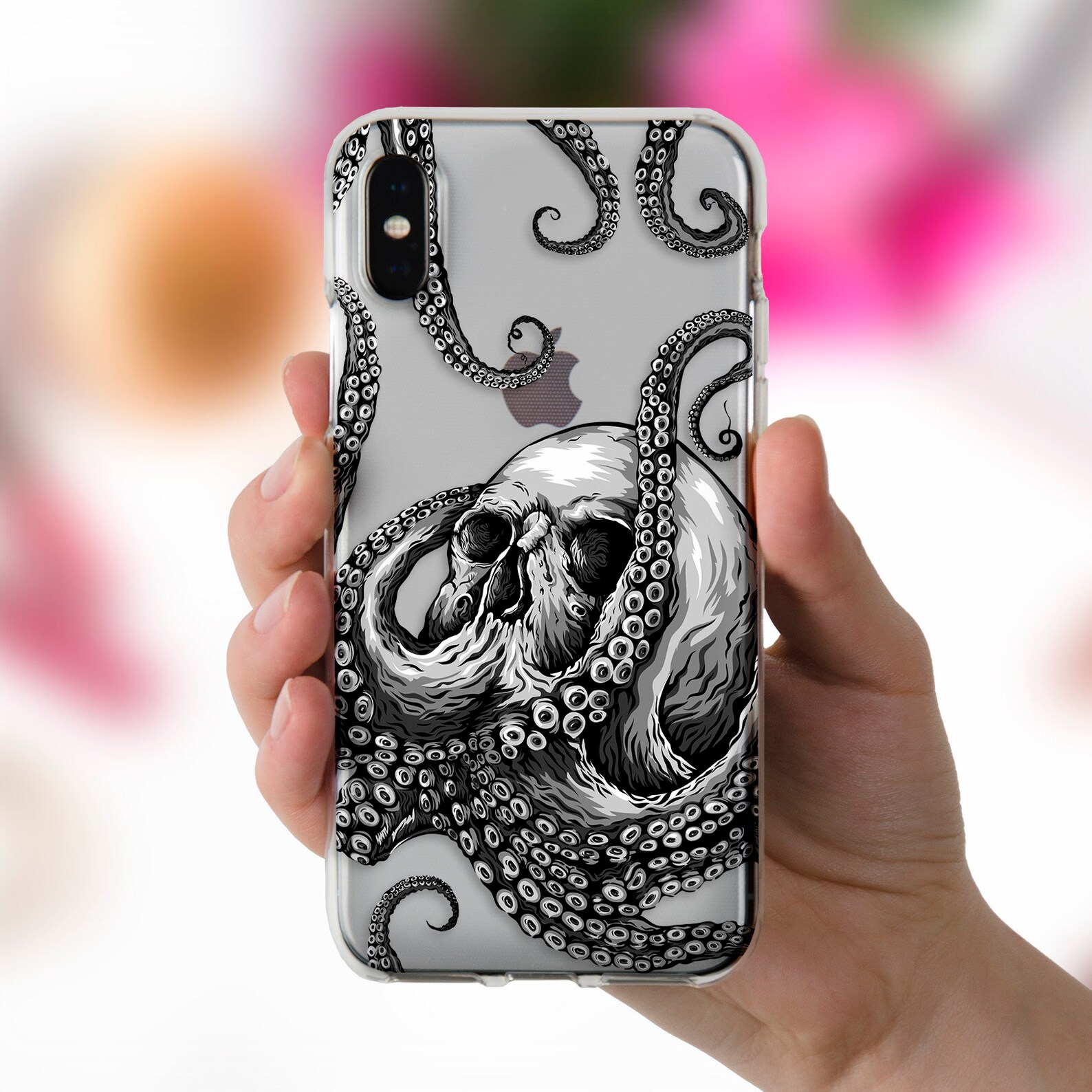 Skull Iphone Case for Iphone 11 Pro Max XR X XS Octopus Iphone | Etsy
