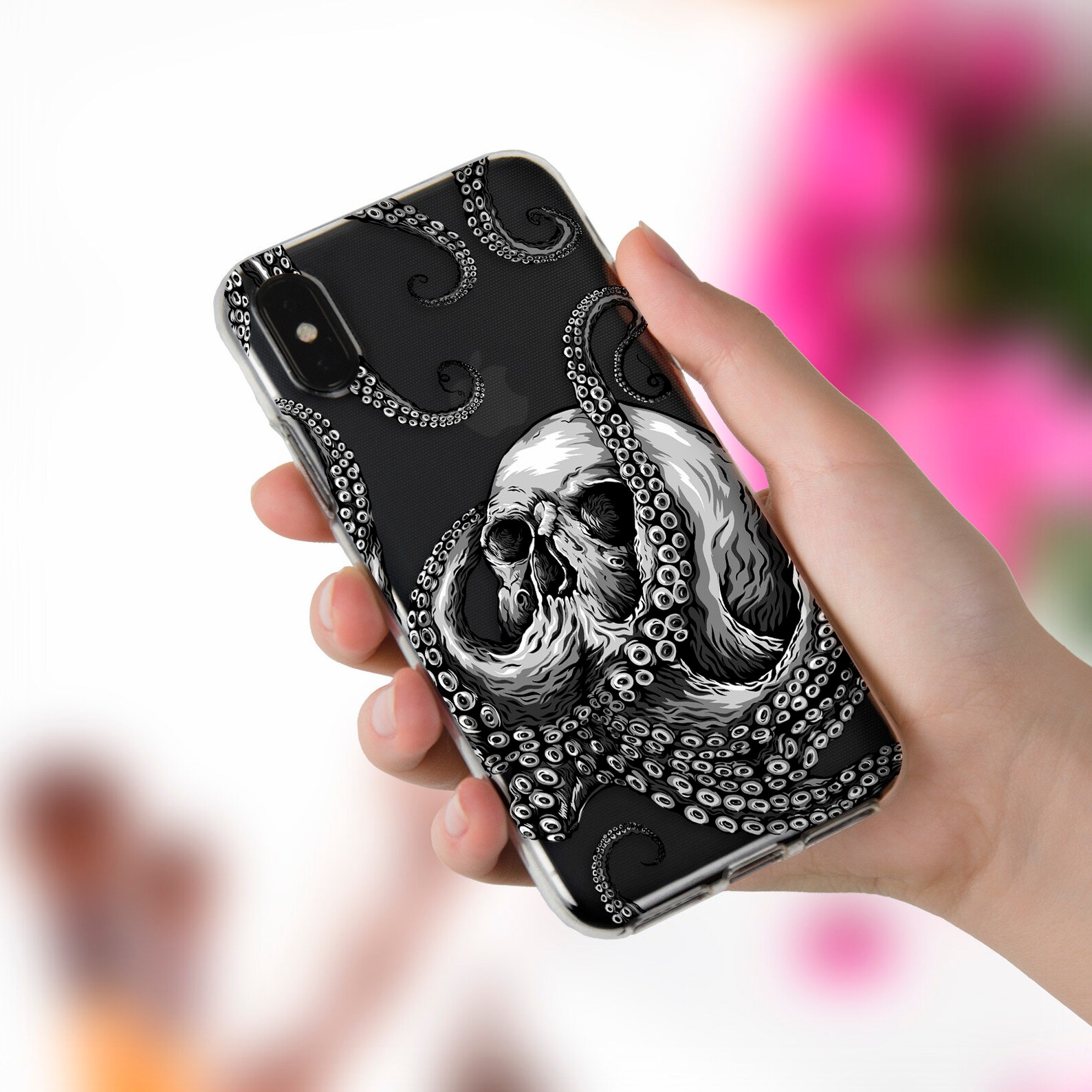 Skull Iphone Case for Iphone 11 Pro Max XR X XS Octopus Iphone | Etsy