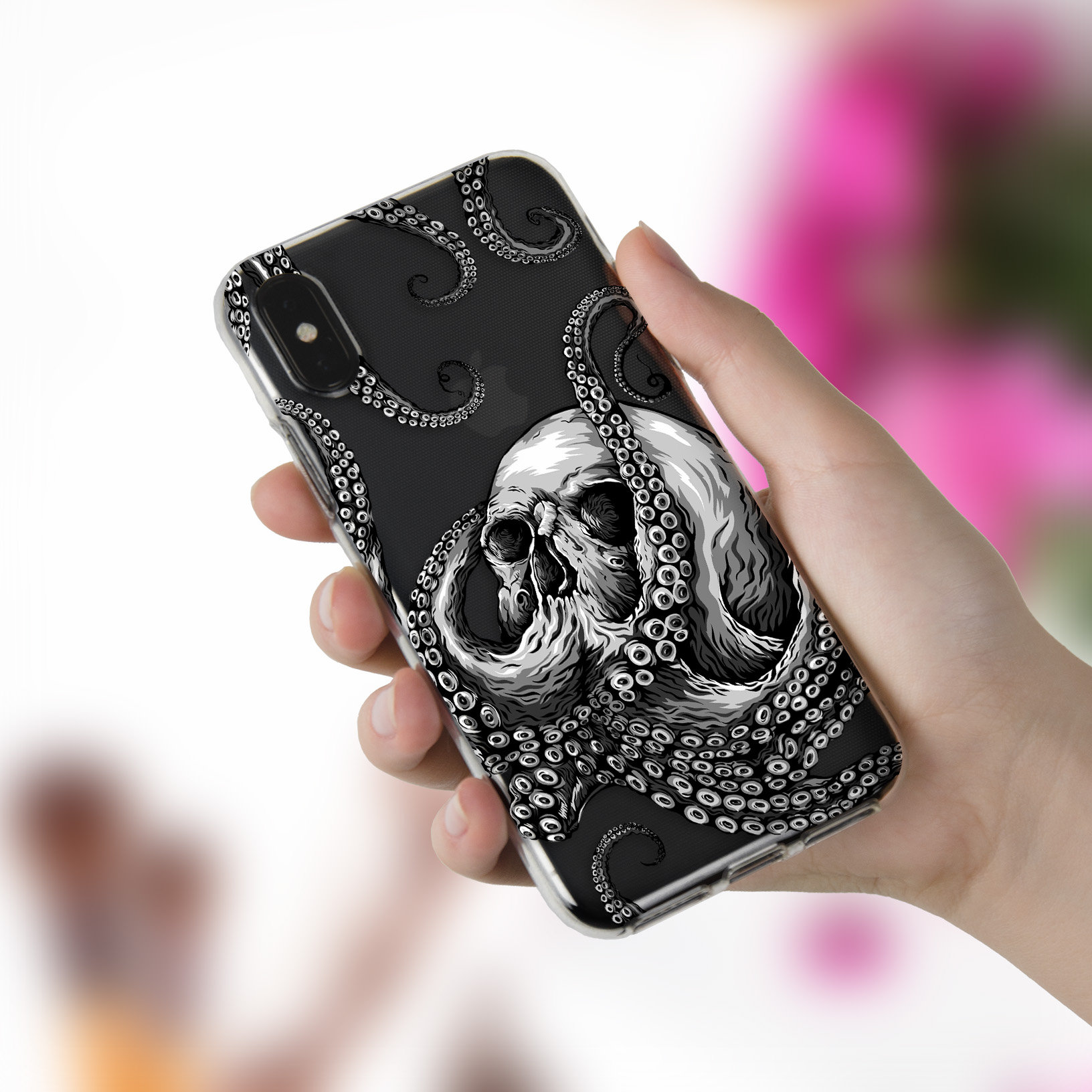 Skull Iphone Case for Iphone 11 Pro Max XR X XS Octopus Iphone | Etsy