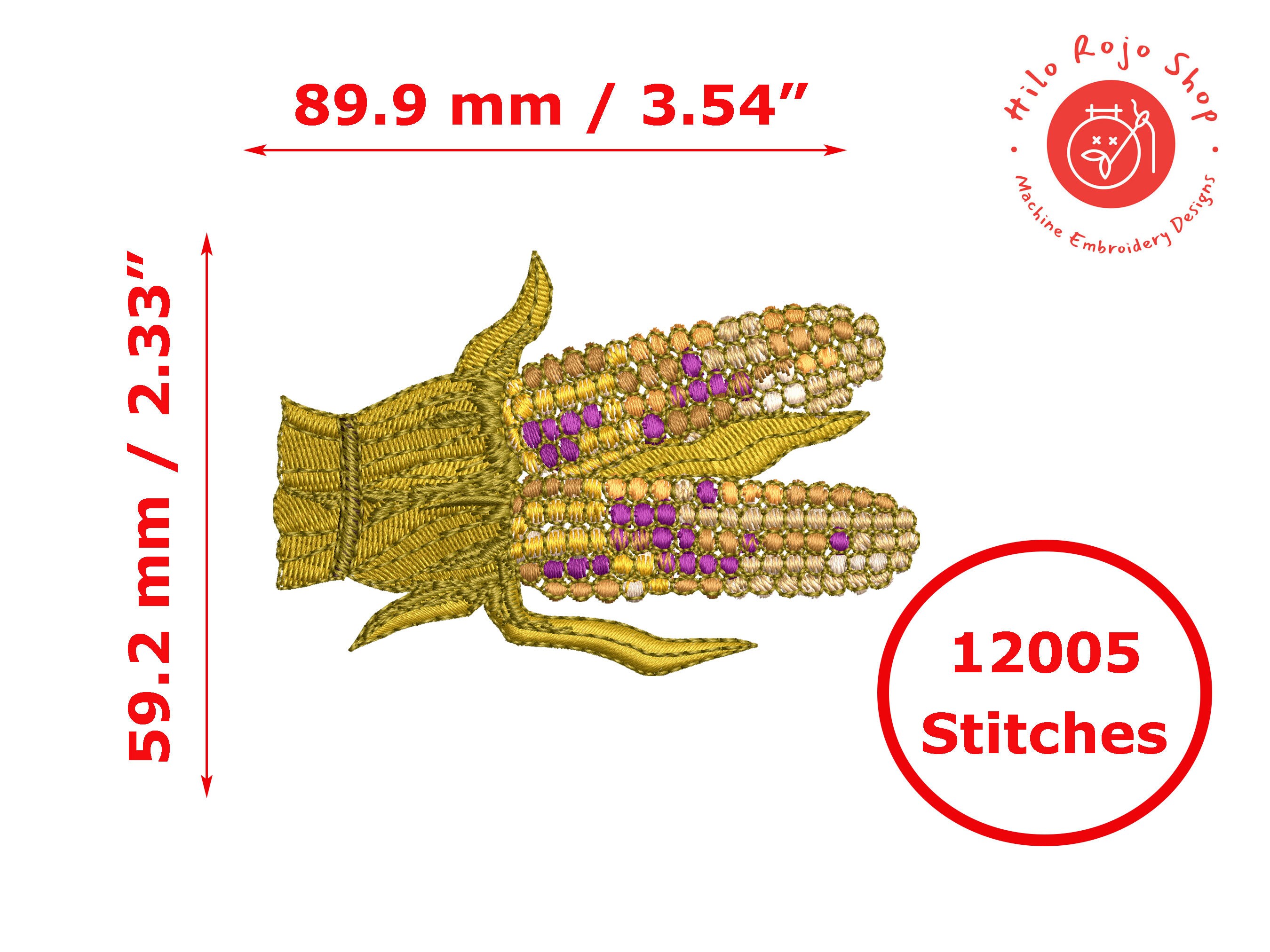 Ornamental Corn Embroidery Design Give Thanks Decoration - Etsy