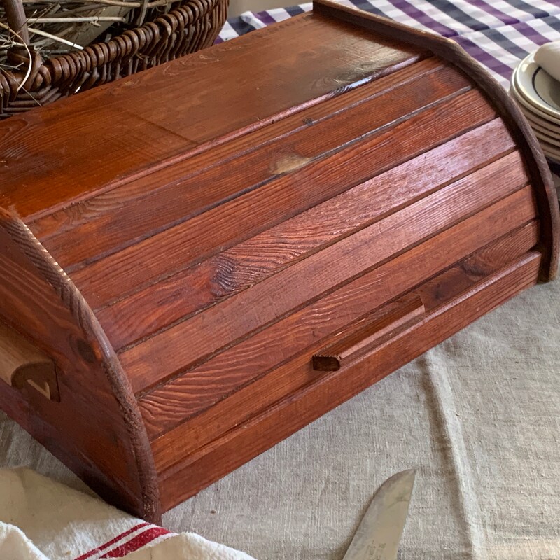 Wooden Bread Box - Etsy