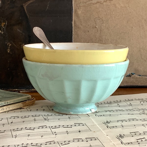 French Coffee Bowls - Etsy