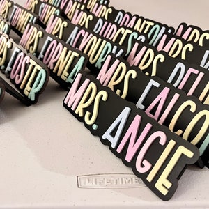 Teacher Desk Nameplate - Etsy