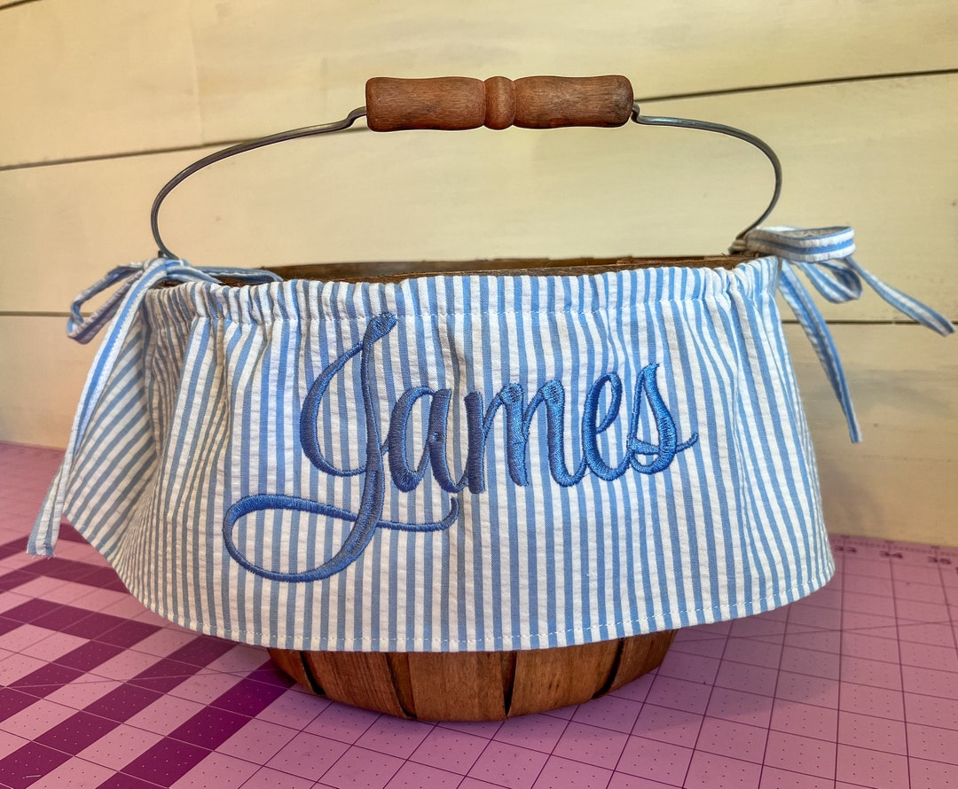 Custom Embroidered Easter Basket Ruffle! - Etsy