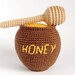 Honey Pot Crochet Pattern - Crochet Honey Pot With Honey Dipper ...