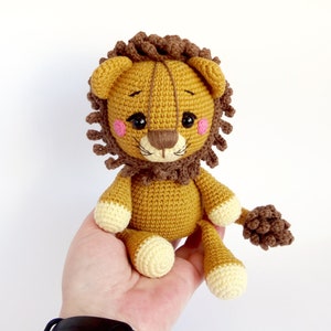 Leo the Lion Crochet Pattern - Amigurumi Animal PDF Tutorial - Etsy