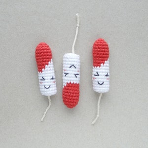 Bloody Tampon Crochet Pattern, Crochet Tampon Pattern, Amigurumi Tampon ...