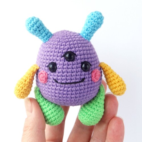 Little Monster Crochet Pattern Amigurumi Monster Amigurumi - Etsy