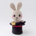 Rabbit and Magicians Hat With Magic Wand Amigurumi Crochet Pattern ...