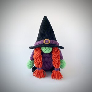 Witch Gnome Crochet Pattern Halloween Amigurumi Toy - Etsy