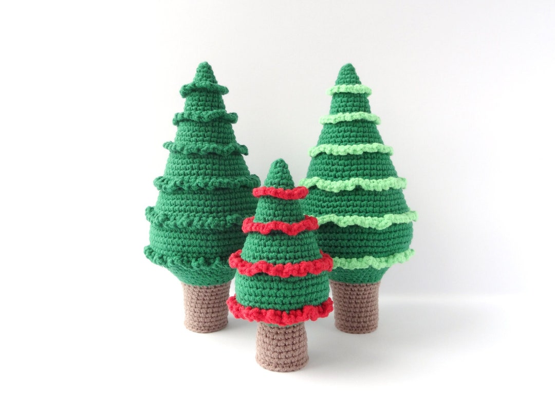 Christmas Trees Crochet Pattern - Etsy