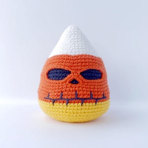 Skull Candy Corn Crochet Pattern Halloween Decoration - Etsy