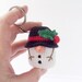 Snowman Gnome Keychain Crochet Pattern - Etsy