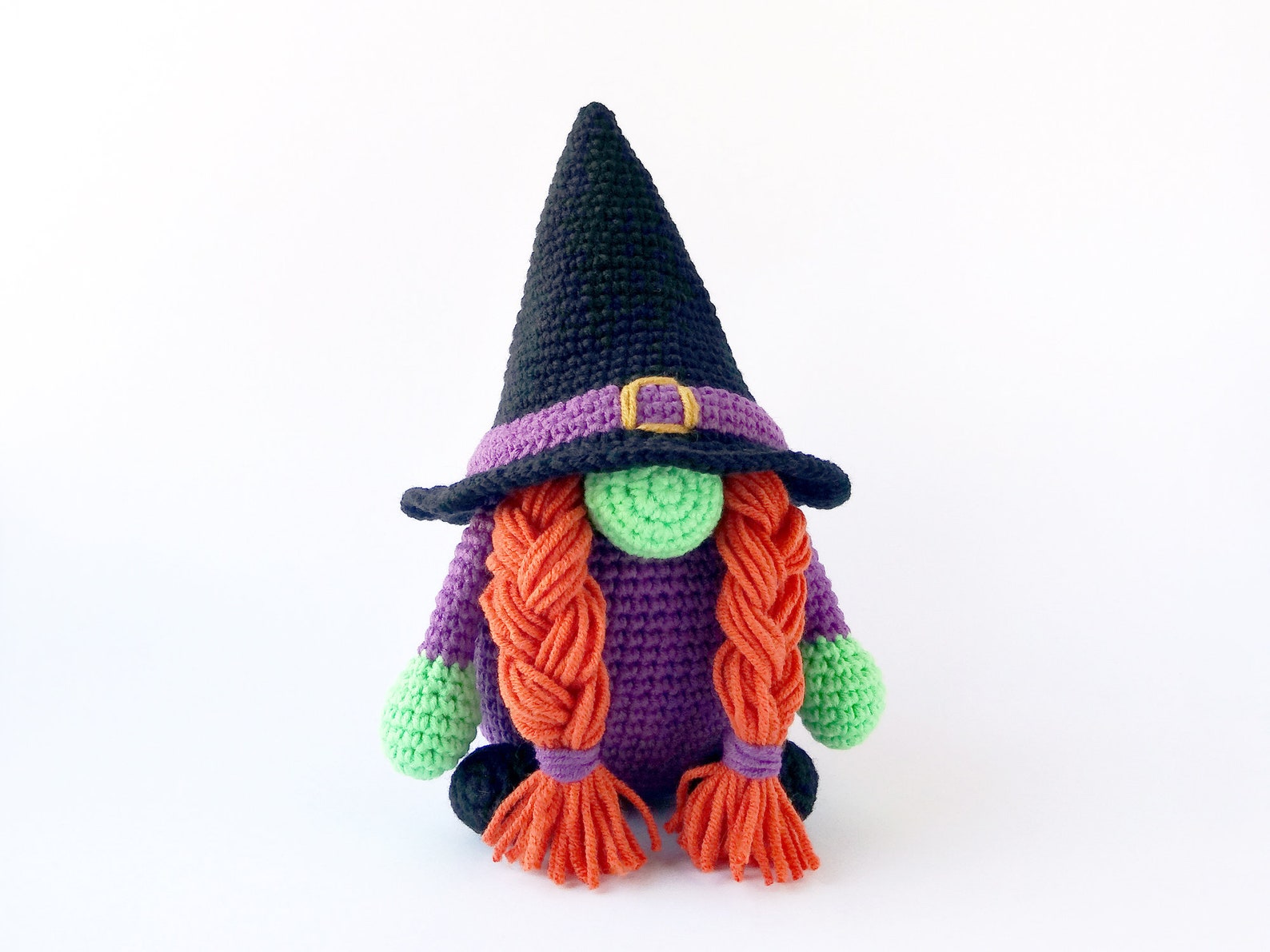 Witch Gnome Crochet Pattern Halloween Amigurumi Toy Halloween - Etsy