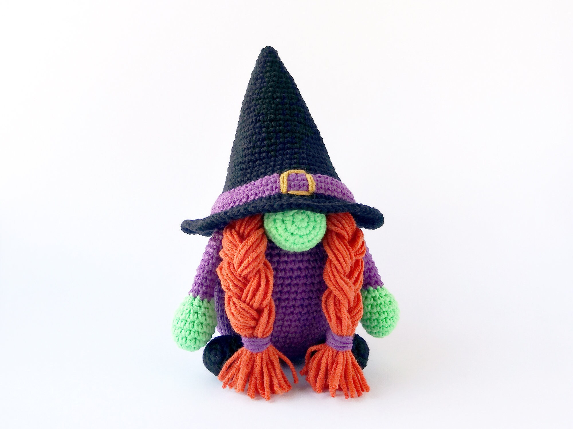 Witch Gnome Crochet Pattern Halloween Amigurumi Toy Halloween - Etsy