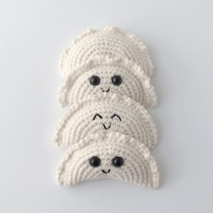 Pierogi Crochet Pattern Cute Amigurumi Food, Crochet Dumplings Pdf ...