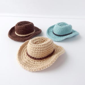 Cowboy Hat Crochet Pattern for Amigurumi Toys - Etsy