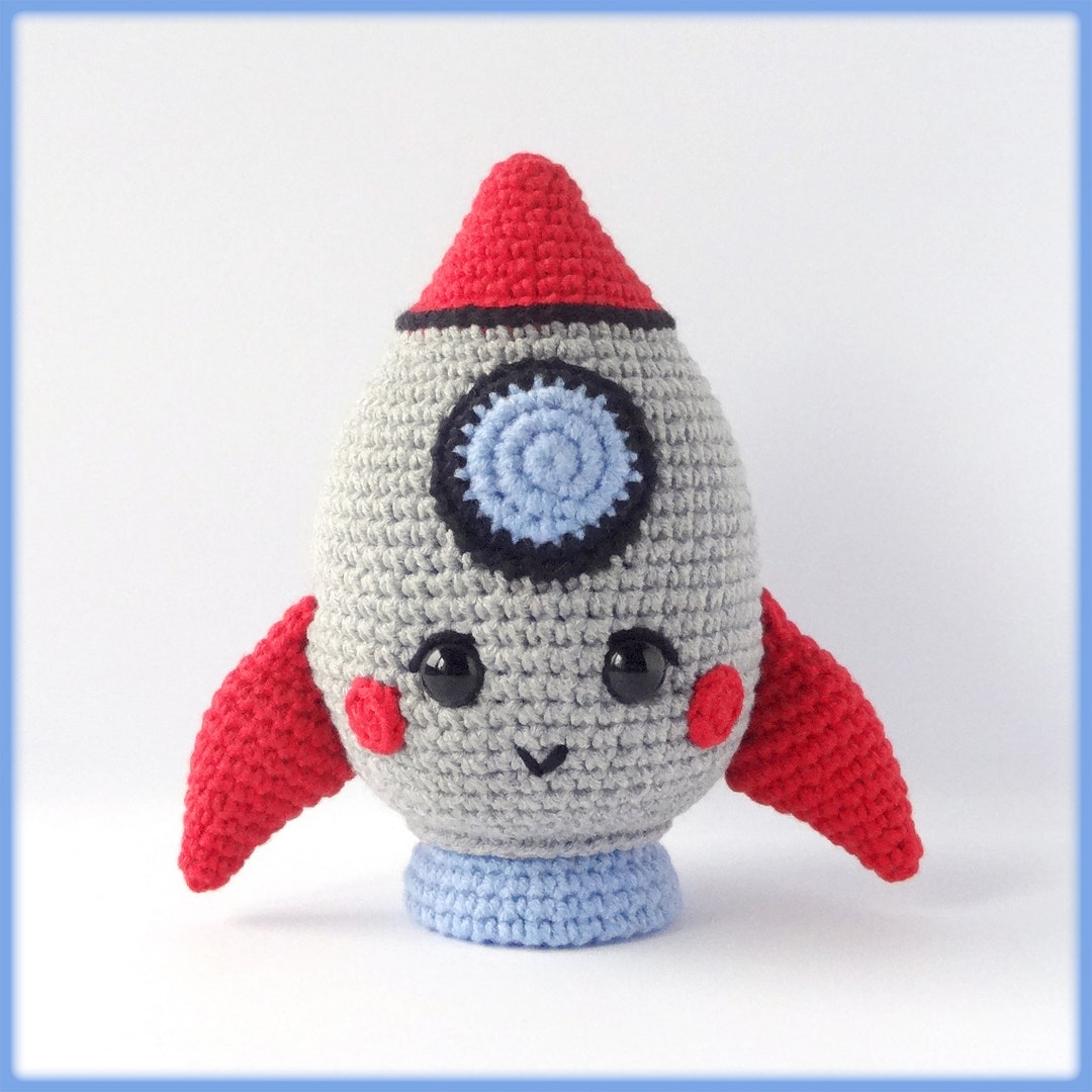Cute Amigurumi Rocket Crochet Pattern, Crochet Rocket Pattern - Etsy