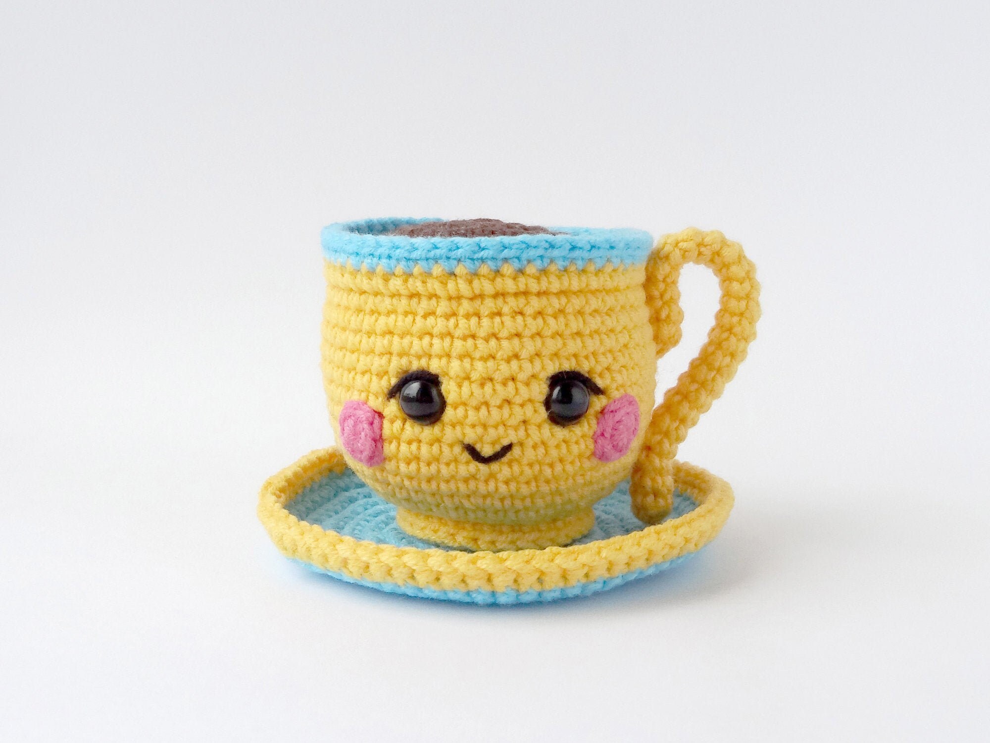 Cute Coffee Cup Crochet Pattern Amigurumi Food Toy | Etsy