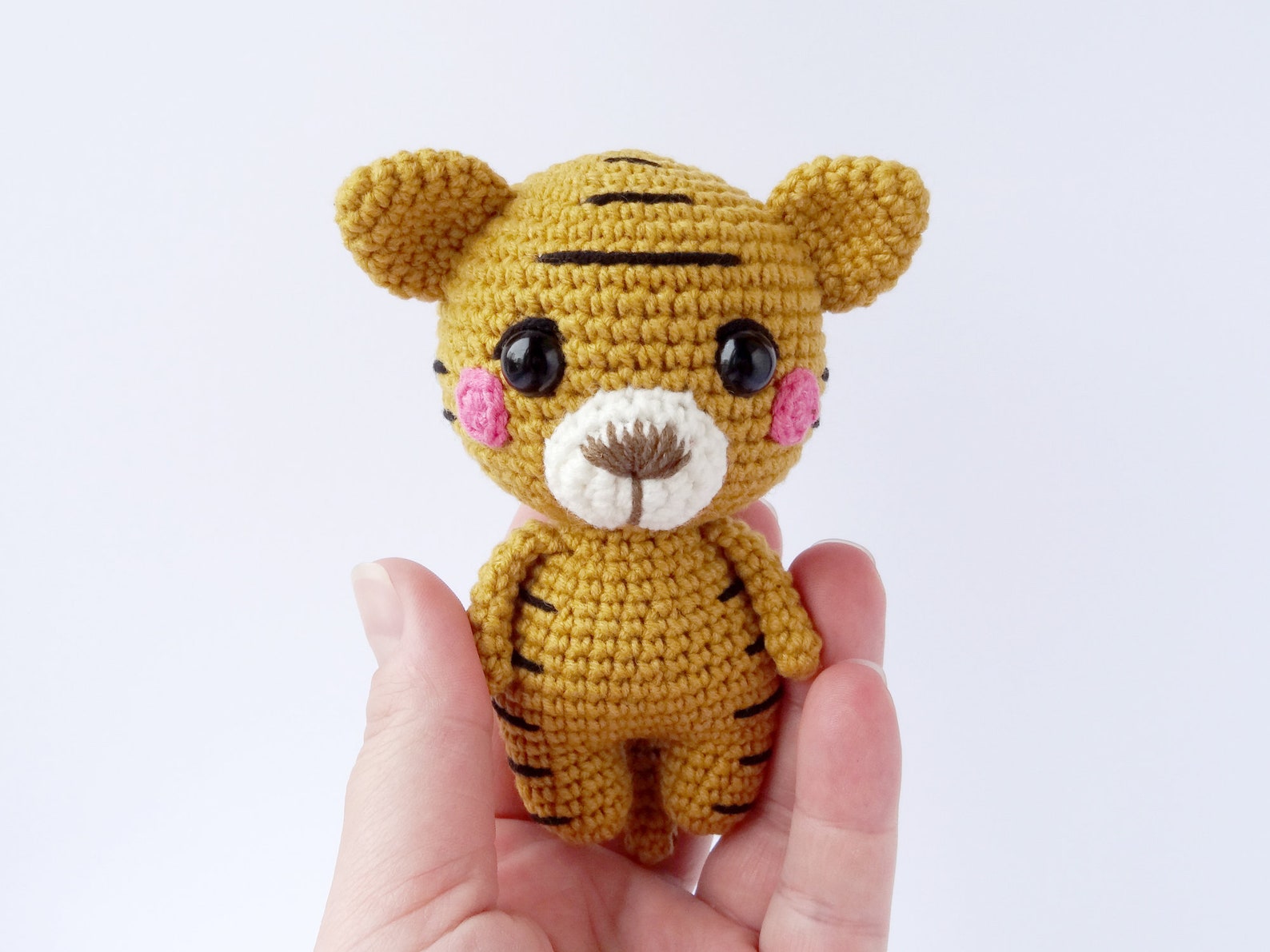 Little Tiger Crochet Pattern Amigurumi Toy Crochet Tiger - Etsy