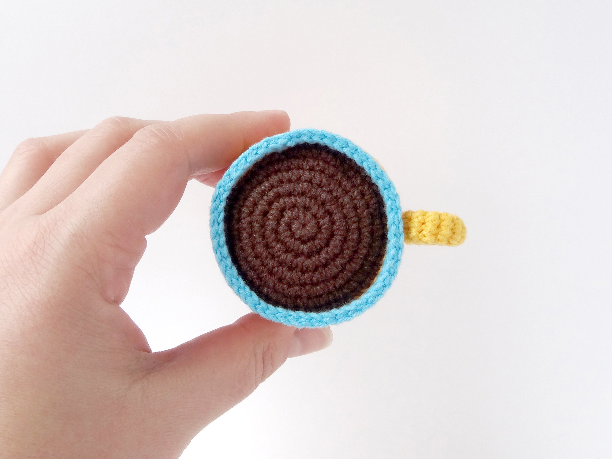 Cute Coffee Cup Crochet Pattern Amigurumi Food Toy | Etsy