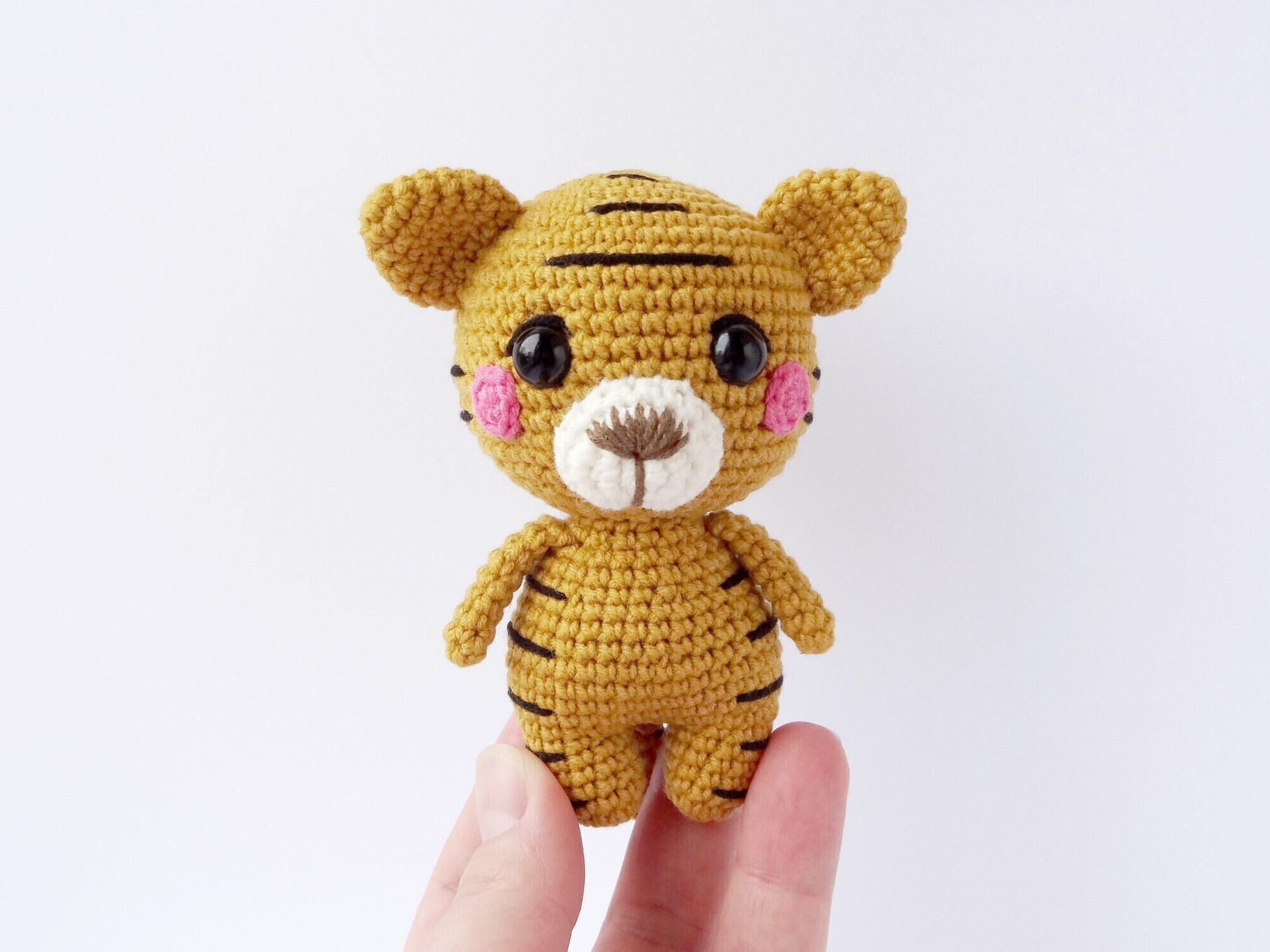 Little Tiger Crochet Pattern Amigurumi Toy Crochet Tiger - Etsy