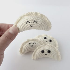 Pierogi Crochet Pattern Cute Amigurumi Food, Crochet Dumplings Pdf ...