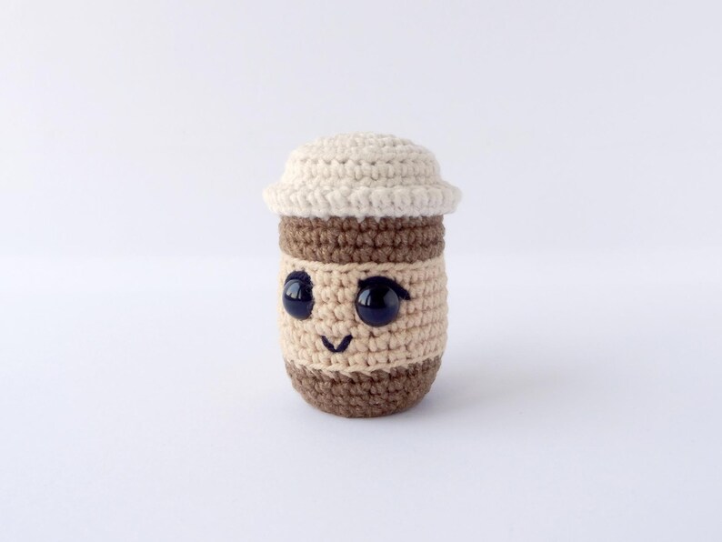 Cute Coffee Cup Keychain Crochet Pattern - Etsy