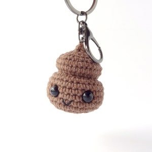 Poop Keychain Crochet Pattern, Cute Crochet Poo Amigurumi Pdf Tutorial ...