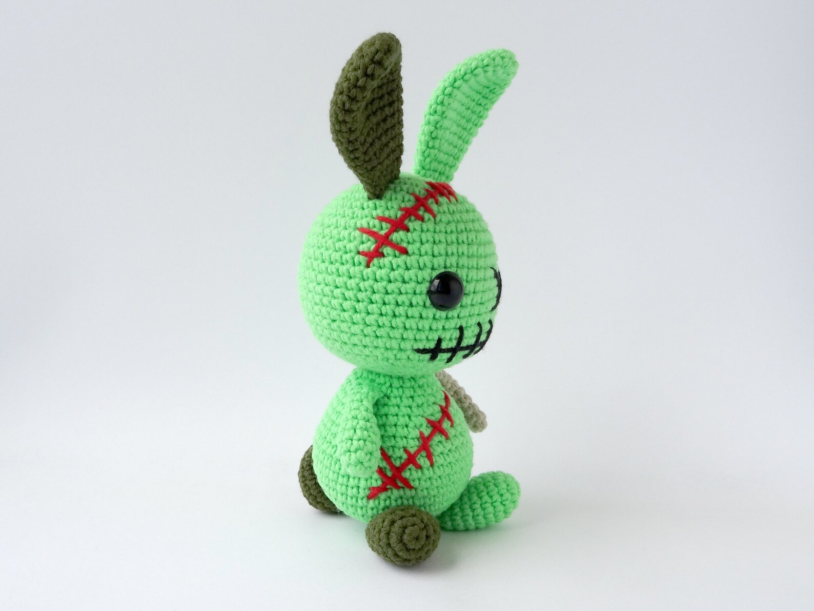 Zombie Rabbit Crochet Pattern amigurumi monster toy | Etsy