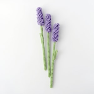 Lavender Crochet Pattern, Crochet Lavender Flowers Pdf Tutorial - Etsy