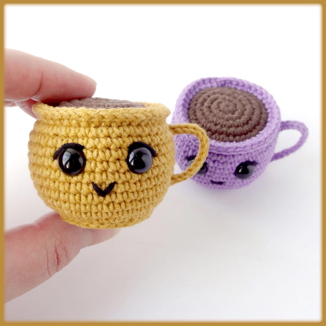 Tiny Coffee Cup Crochet Pattern - Etsy