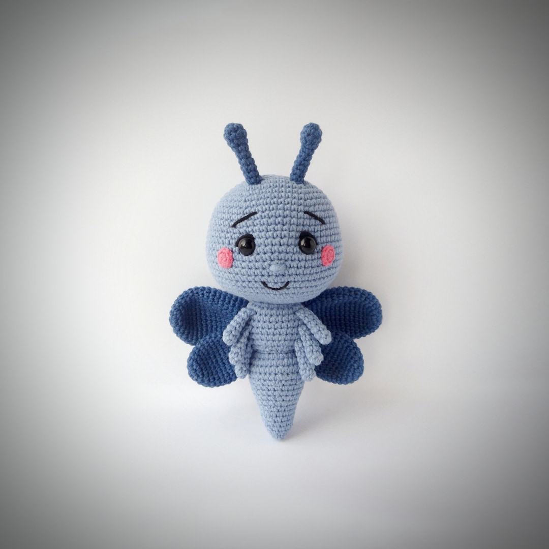 Flutter the Butterfly Crochet Pattern Amigurumi Insect - Etsy