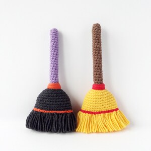 Broom Crochet Pattern, Witch Broomstick Crochet Pattern, Yellow Emoji ...