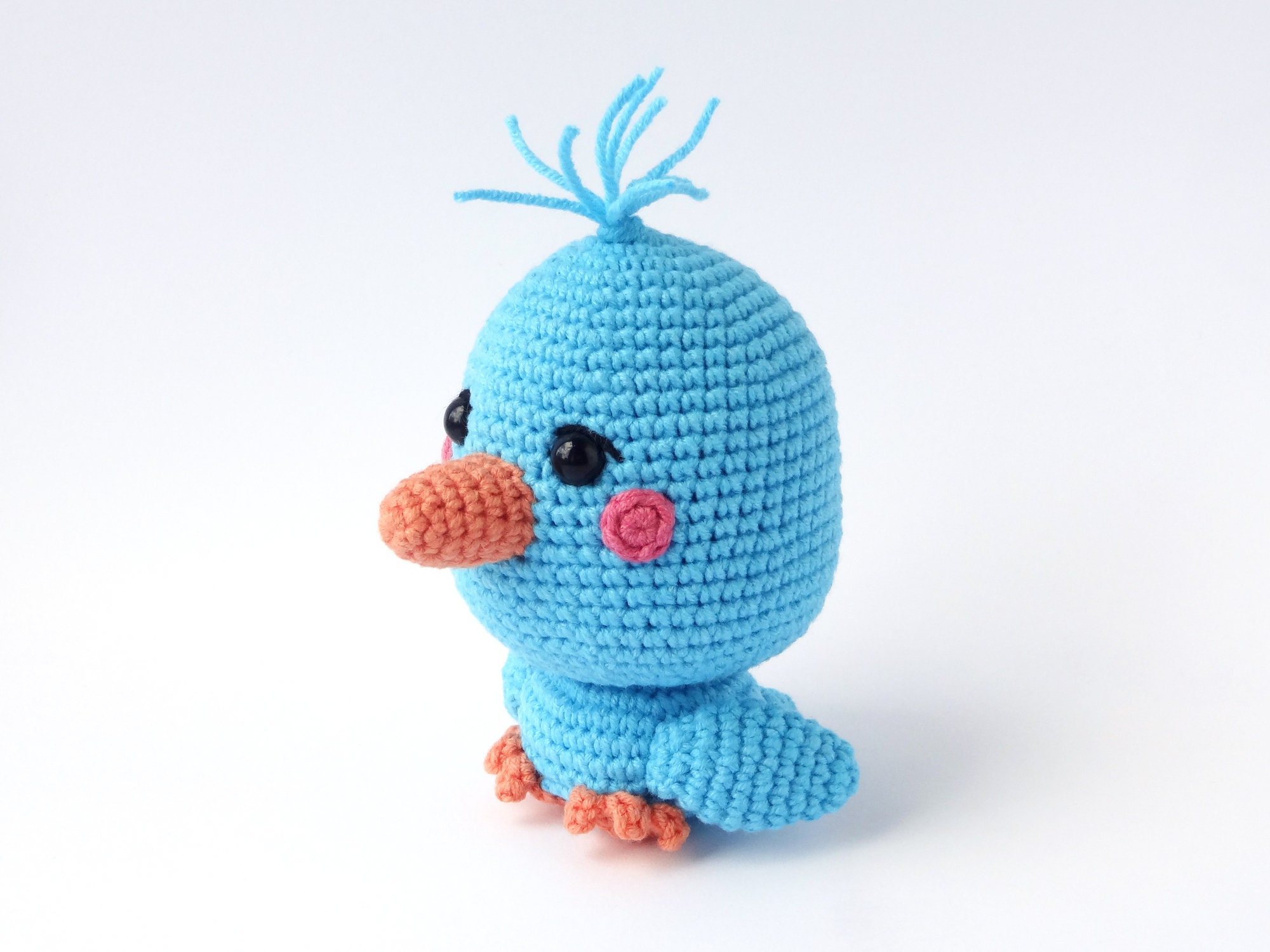 Little Bird Crochet Pattern Amigurumi Toy Crochet Bird - Etsy