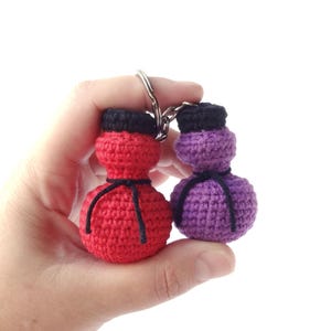 Potion Bottle Keychain Crochet Pattern - Etsy