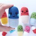Amigurumi Pills Crochet Pattern, 4 Pill Sizes in 1 Crochet Pattern ...