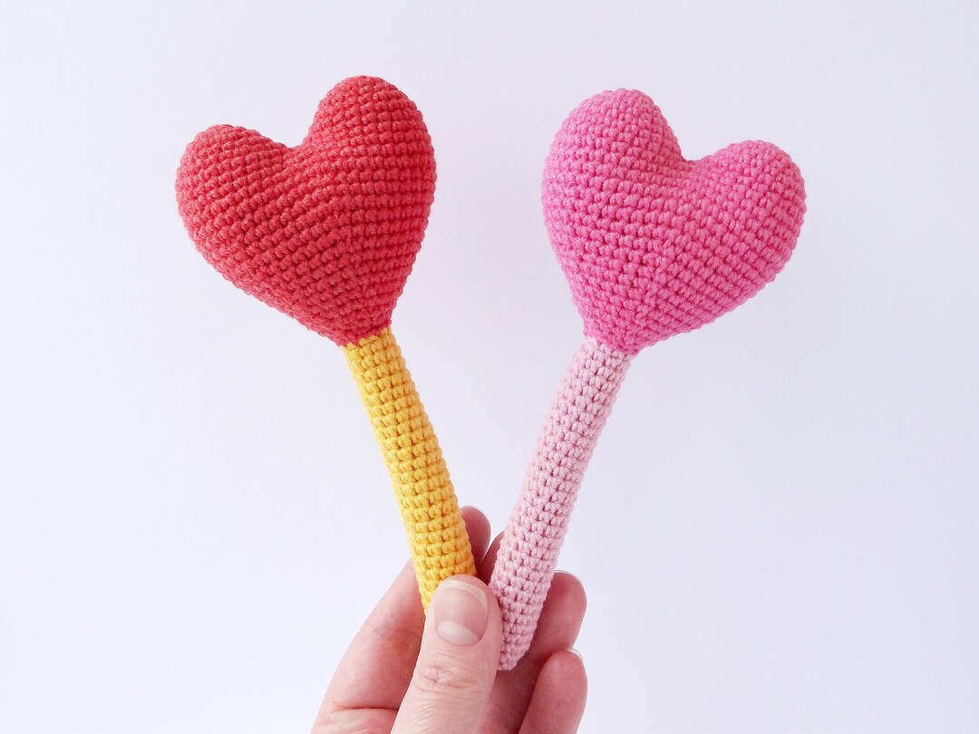 Valentines Day Heart Magic Wand Crochet Pattern Crochet Magic - Etsy