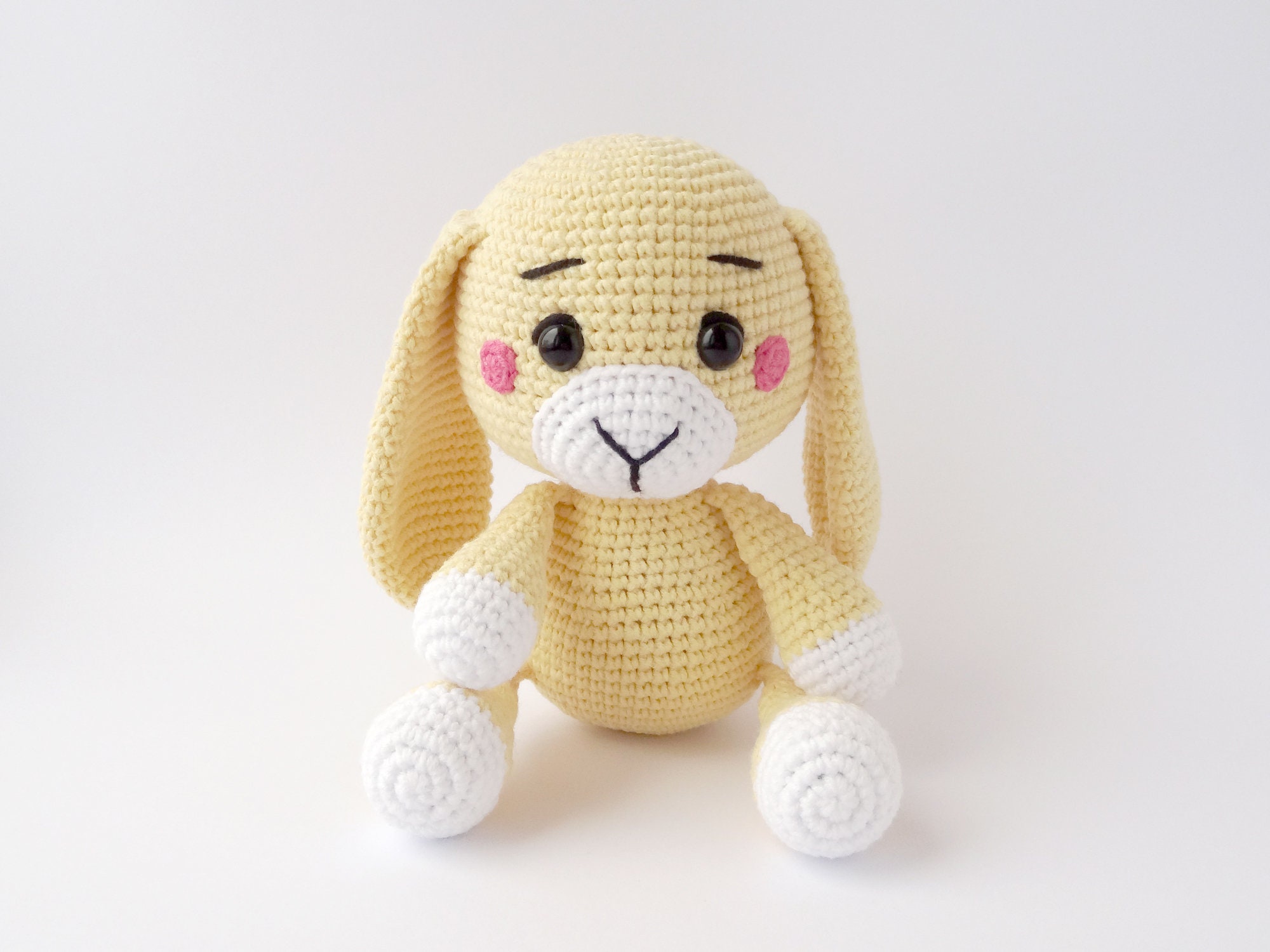 Loco the Rabbit Crochet Pattern Amigurumi Toy Crochet Rabbit | Etsy