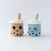 Boba Tea Keychain Crochet Pattern, Cute Crochet Tiny Boba Tea Amigurumi ...