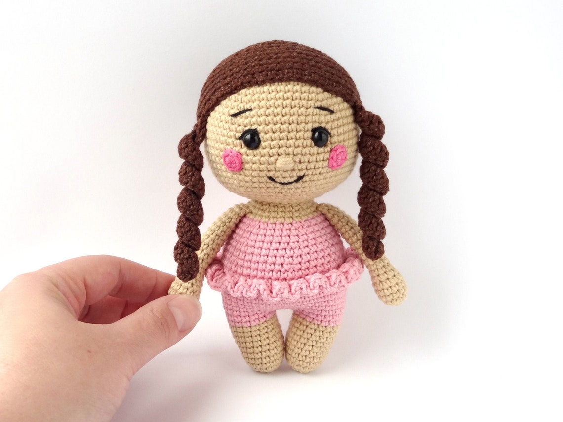 Girl Crochet Pattern Amigurumi Doll Crochet Doll Pattern - Etsy