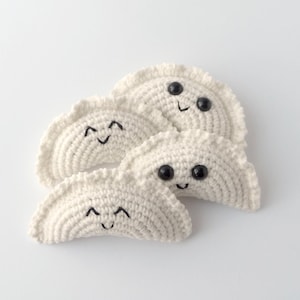 Pierogi Crochet Pattern Cute Amigurumi Food, Crochet Dumplings Pdf ...