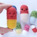 Amigurumi Pills Crochet Pattern, 4 Pill Sizes in 1 Crochet Pattern ...
