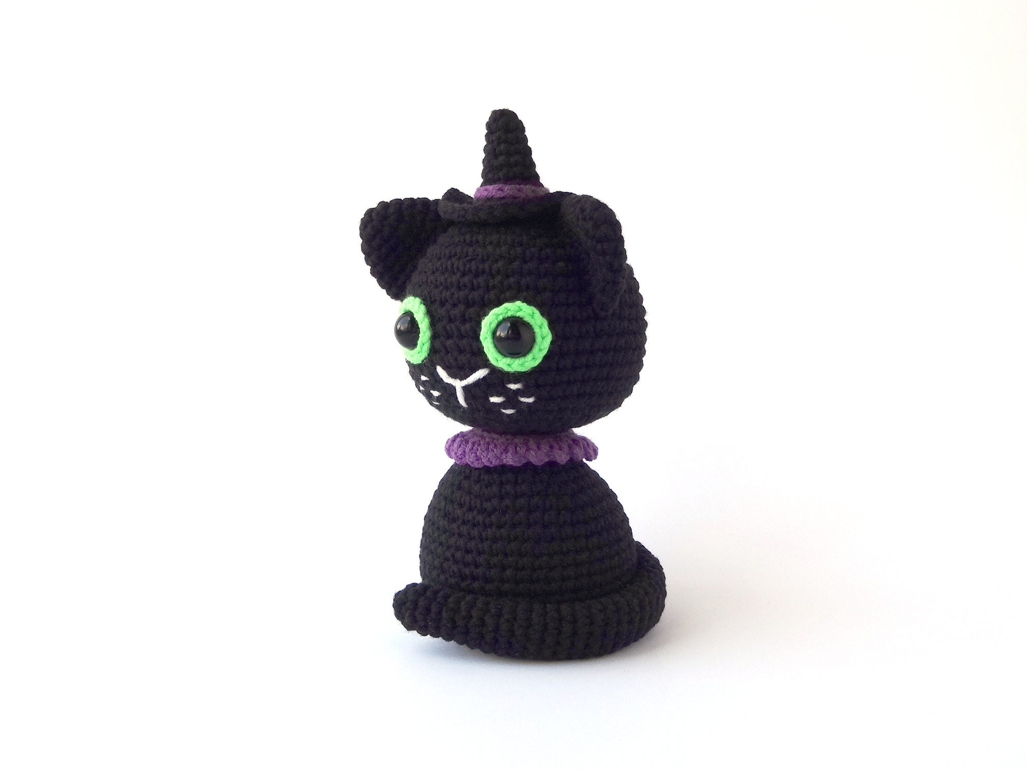 Halloween Black Cat Crochet Pattern Halloween Cat Pattern - Etsy
